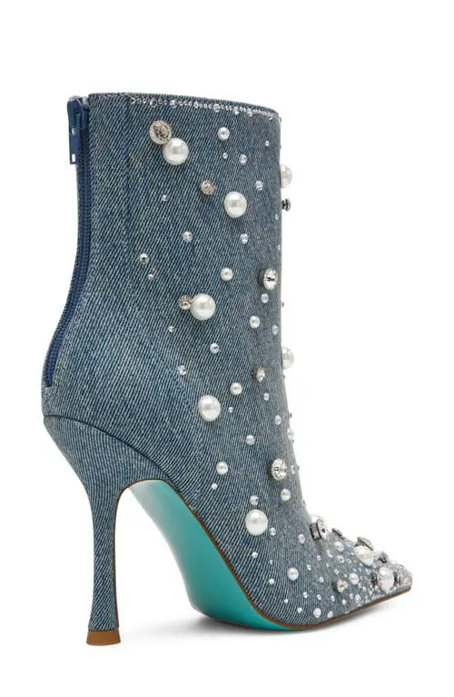Betsey Johnson Rocko Embellished Bootie