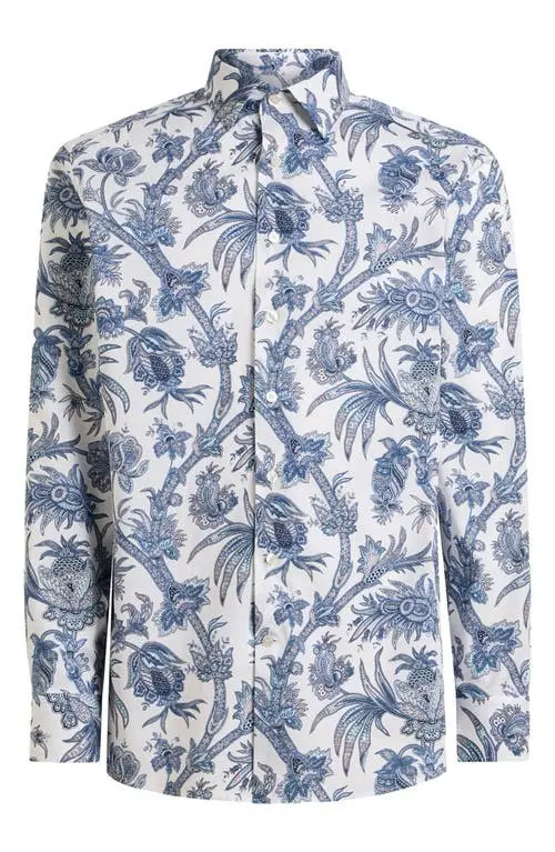 Etro Roma Stretch Cotton Dress Shirt