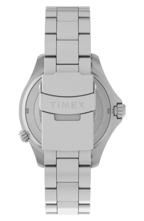Timex® Deepwater Meridian Automatic Bracelet Watch - Silver