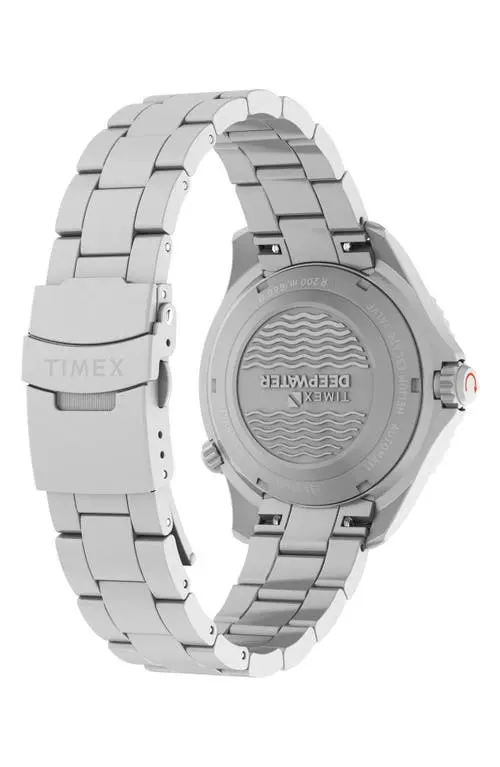 Timex® Deepwater Meridian Automatic Bracelet Watch - Silver