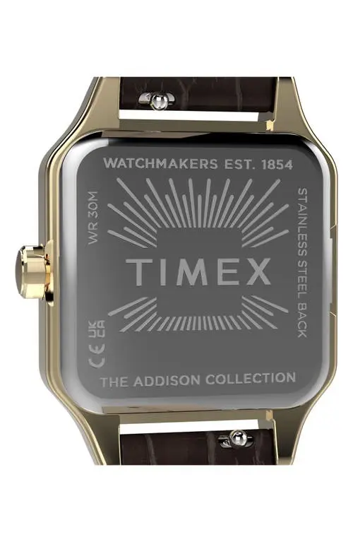 Timex® Addison Watch - Brown