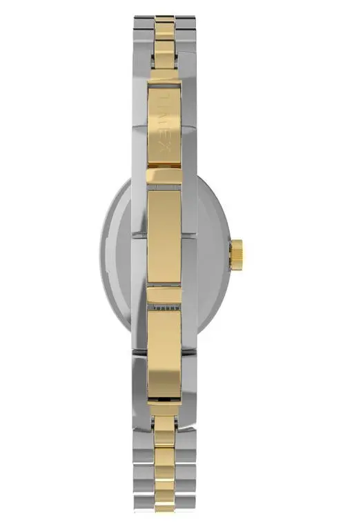 Timex® Cavatina Crystal Bezel Bracelet Watch