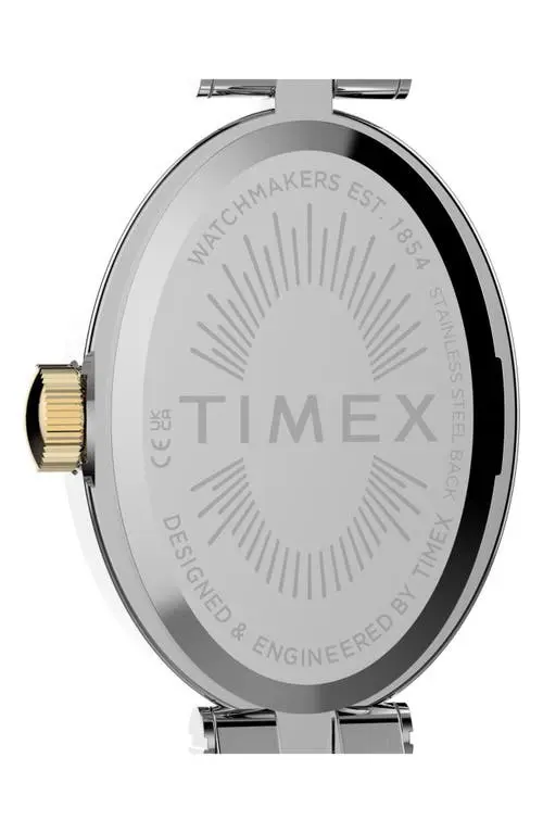 Timex® Cavatina Crystal Bezel Bracelet Watch