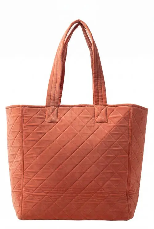 ELIZABETH SCARLETT Sun Goddess Velvet Tote