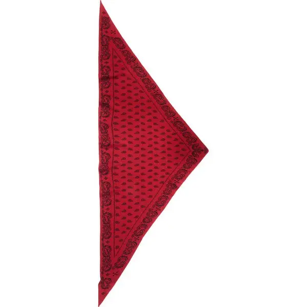 Guest In Residence The Wild Rag Cashmere Scarf - Carmine/black
