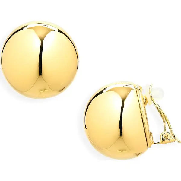 Carolina Herrera Ball Earrings - Gold