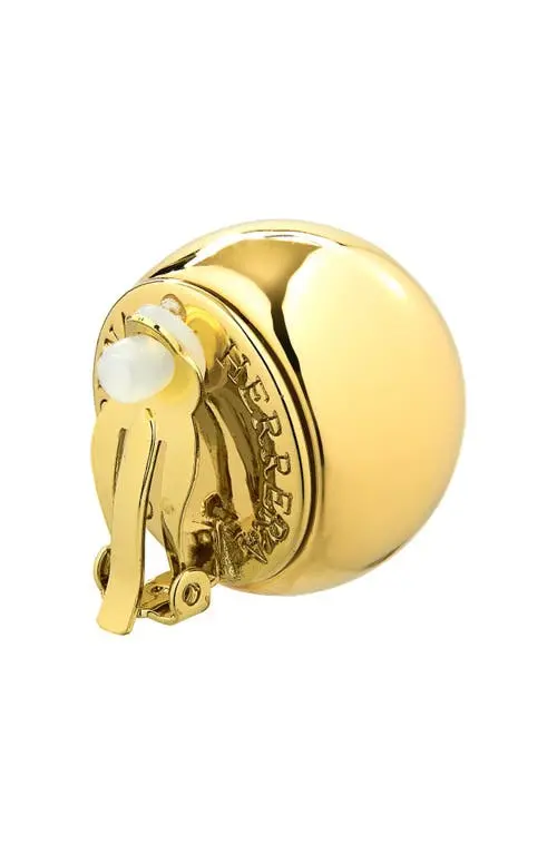Carolina Herrera Ball Earrings