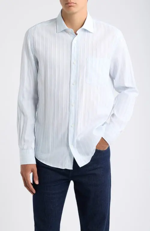 BOSS Rob Casual Fit Button-up Shirt - Open Blue