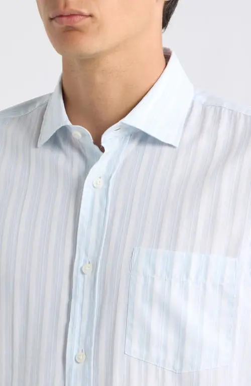 BOSS Rob Casual Fit Button-up Shirt - Open Blue