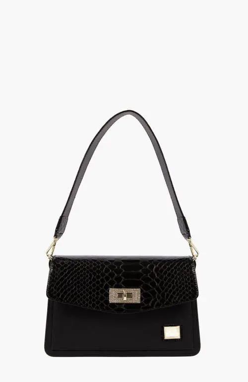 Cavalinho Convertible Patent Leather Handbag - Black