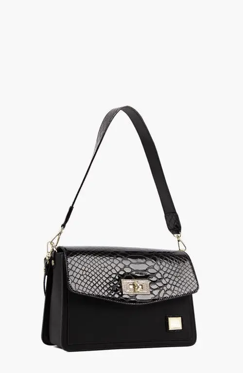 Cavalinho Convertible Patent Leather Handbag - Black