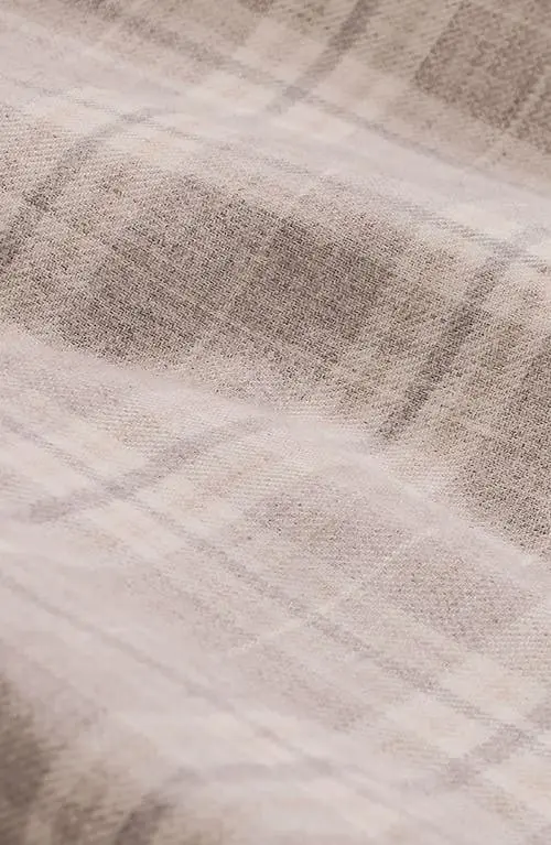 Bugatchi Axel Plaid Cotton & Wool Button Up Shirt