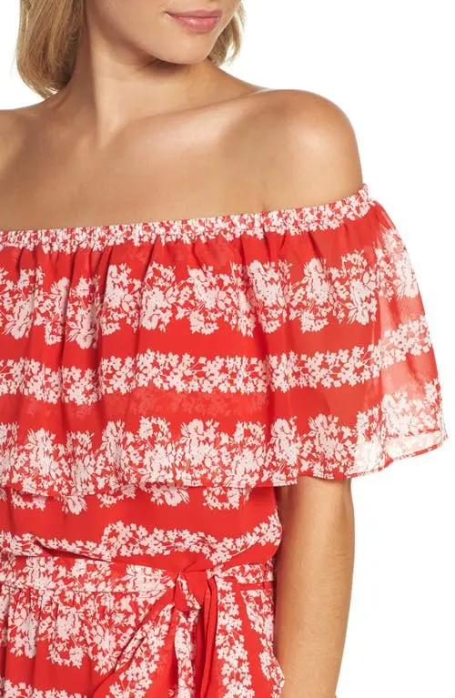 Eliza J Off The Shoulder Maxi Dress