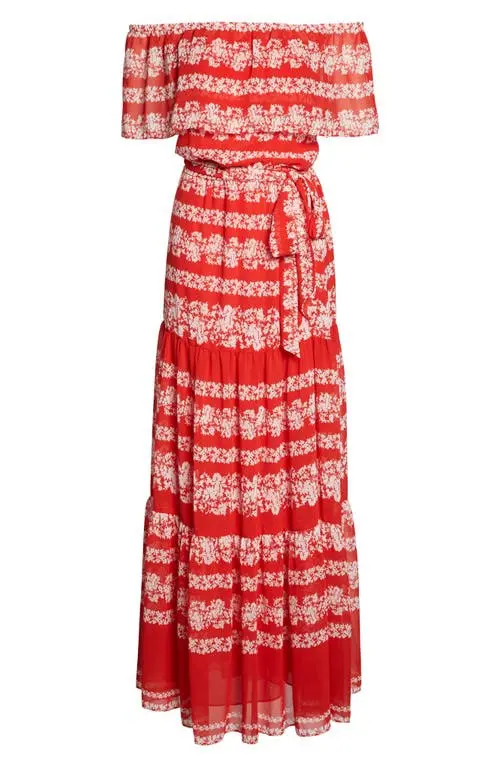 Eliza J Off The Shoulder Maxi Dress