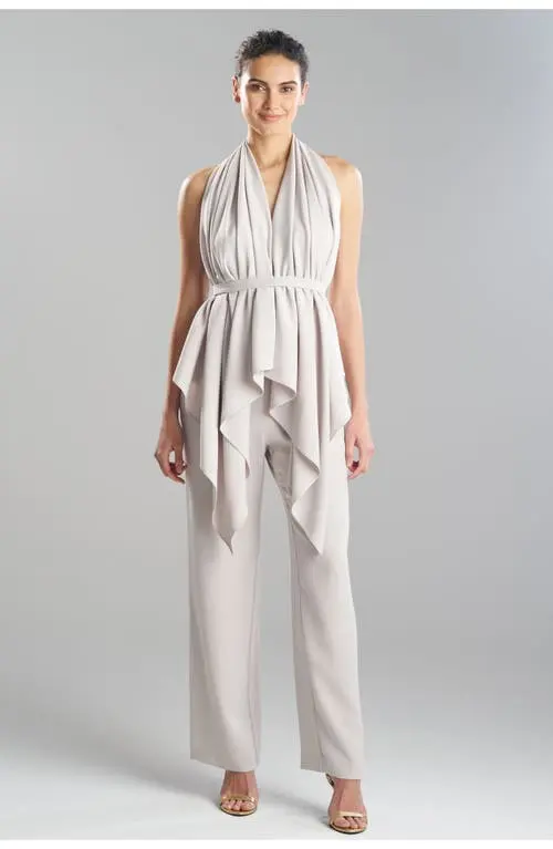 Natori Stretch Crepe Neck Wrap - Pearl