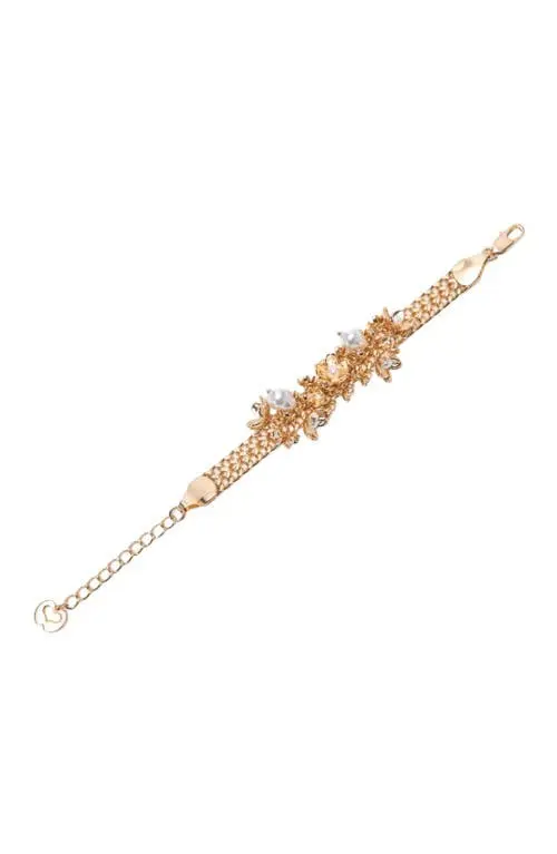 Maje Asymmetric Wide Chain Bracelet
