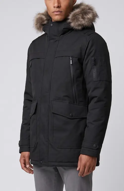 POINT ZERO Faux Fur Hooded Parka