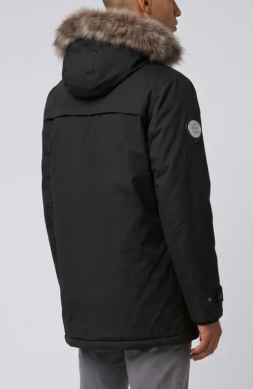 POINT ZERO Faux Fur Hooded Parka