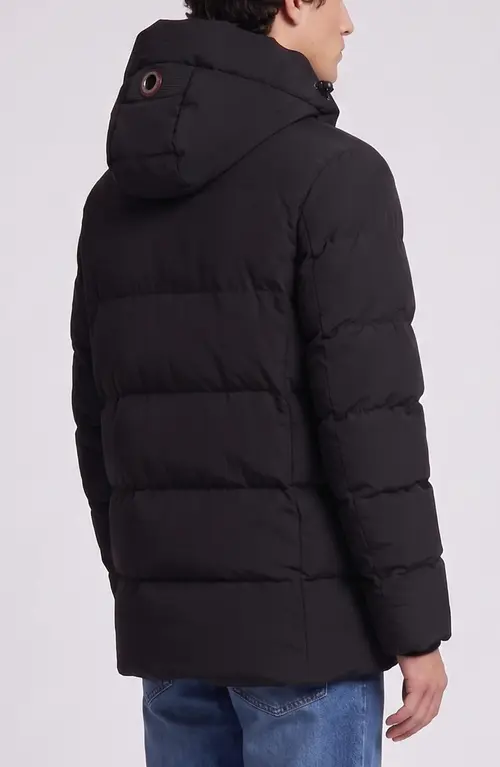 POINT ZERO Hooded Puffer Jacket With Sleeve Pocket
