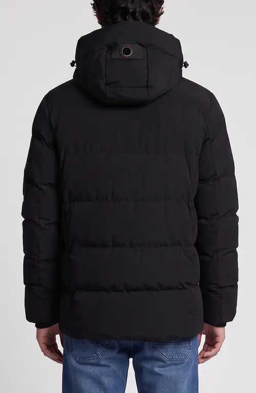 POINT ZERO Hooded Puffer Jacket With Sleeve Pocket