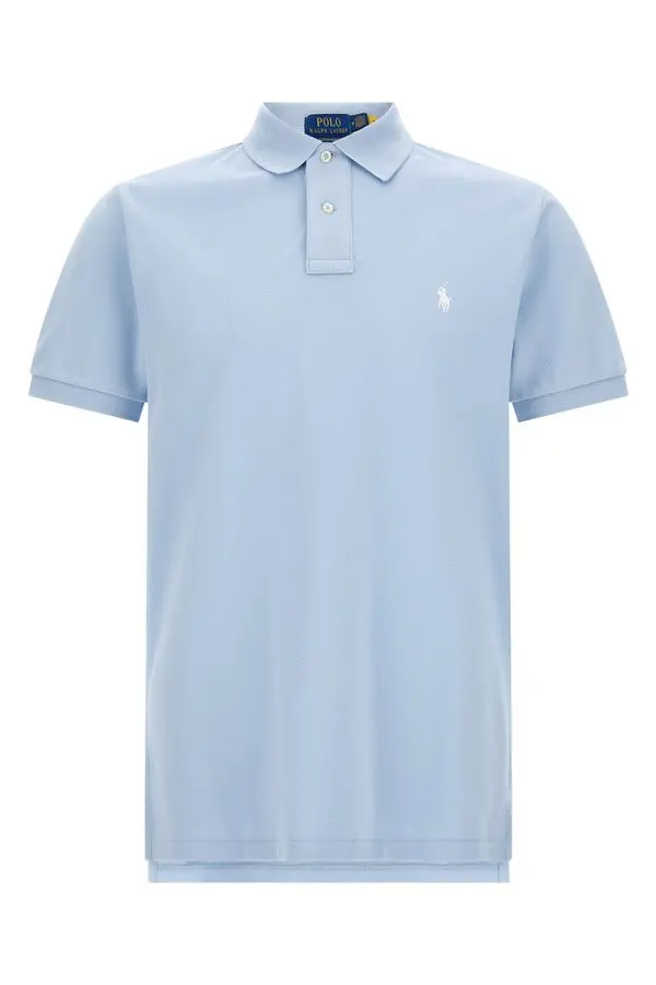 Polo Ralph Lauren Pony' Polo Shirt - Light Blue