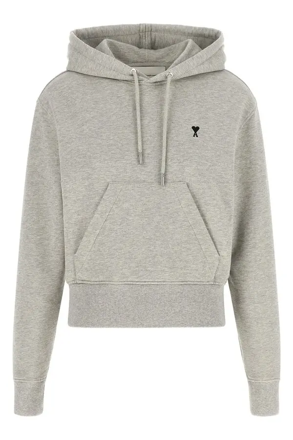 AMI Paris De Caur' Hoodie - Gray