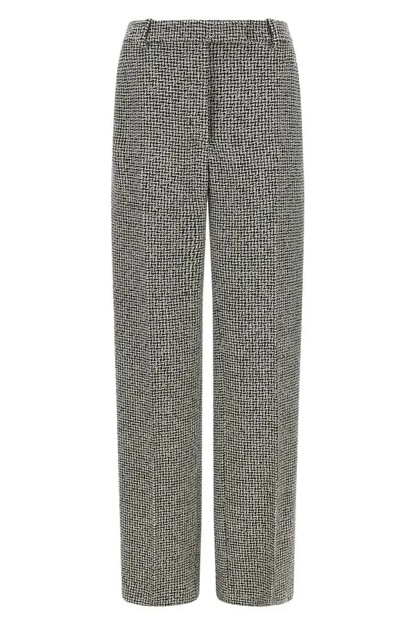 TOM FORD Houndstooth Pattern Pants - White/black