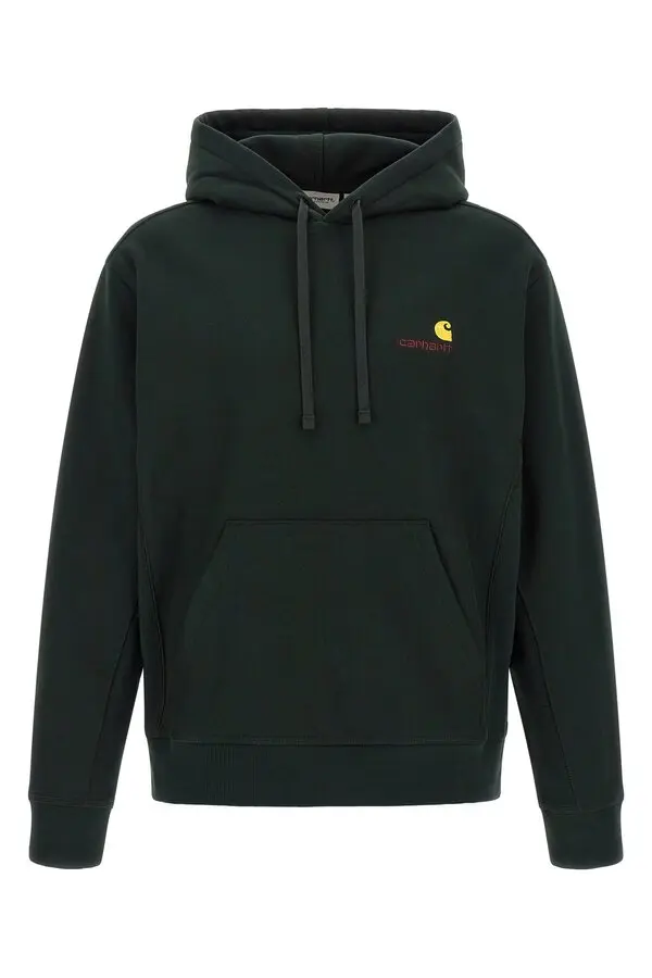 Carhartt Work In Progress American Script' Hoodie - Green