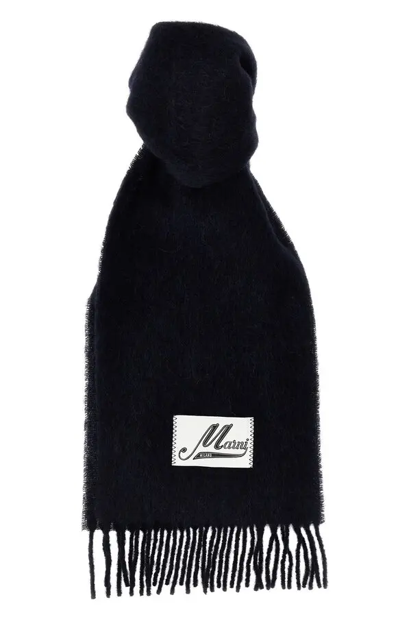 Marni Logo Patch Scarf
