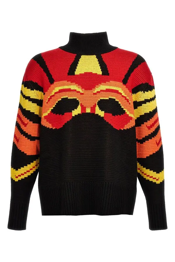 BLUEMARBLE Jacquard High Neck Sweater