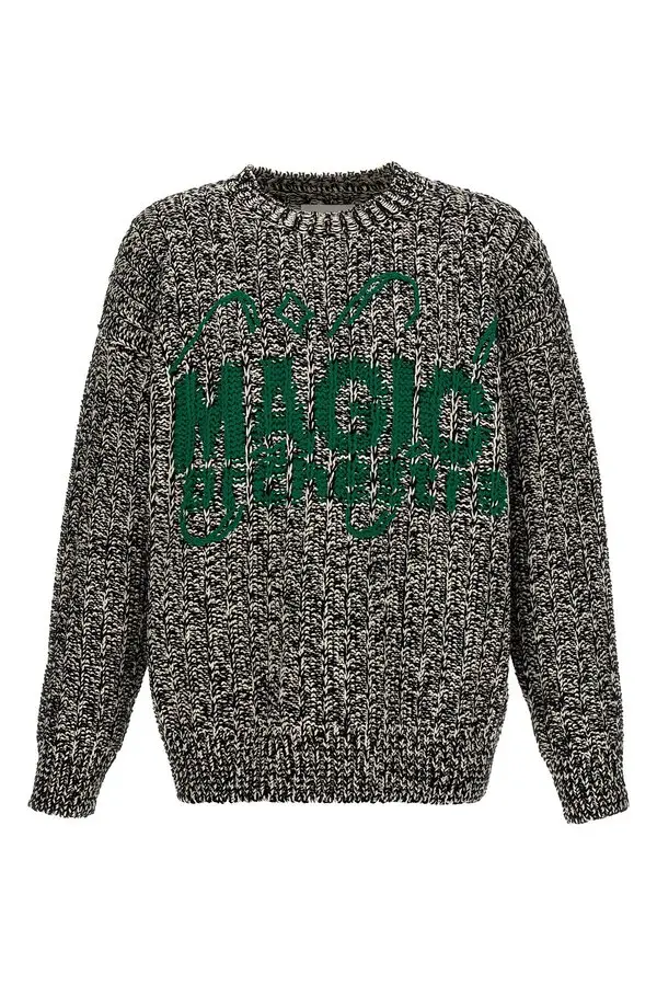 JIL SANDER Magic Orchestra" Logo Jacquard Sweater - Multi