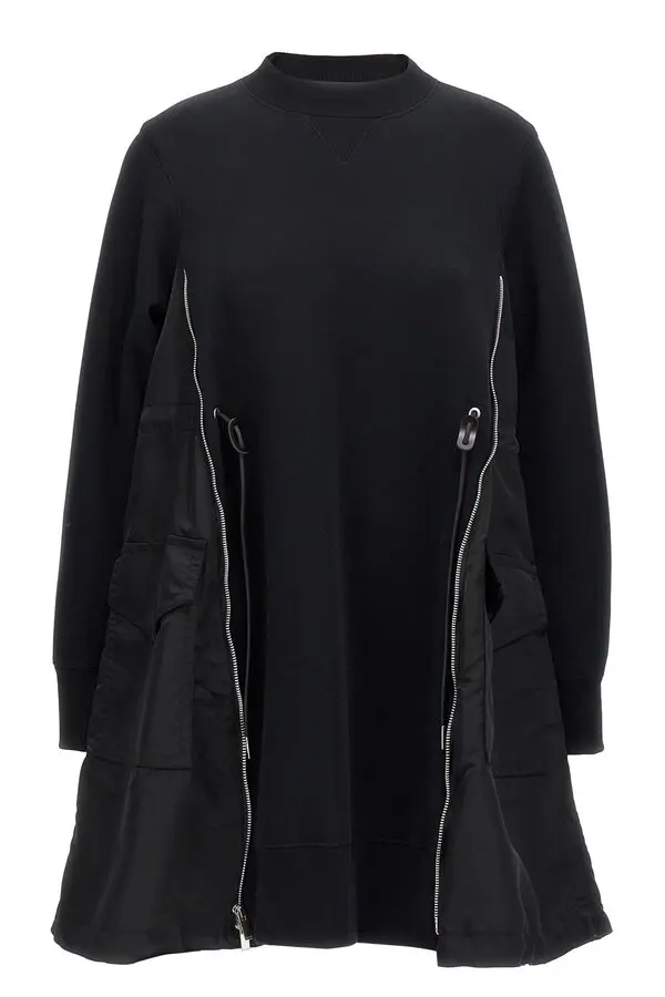 Sacai Sponge' Dress - Black