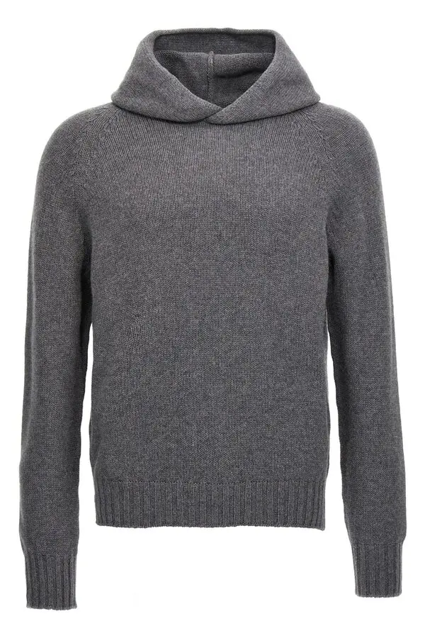 MA'RY'YA Wool Hooded Sweater