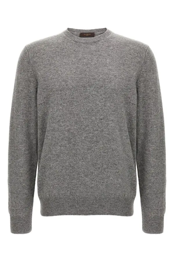 ZANONE Virgin Wool Crewneck Sweater - Gray
