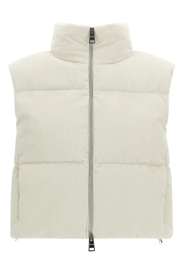 Herno Resort Bright Corduroy' Vest - White