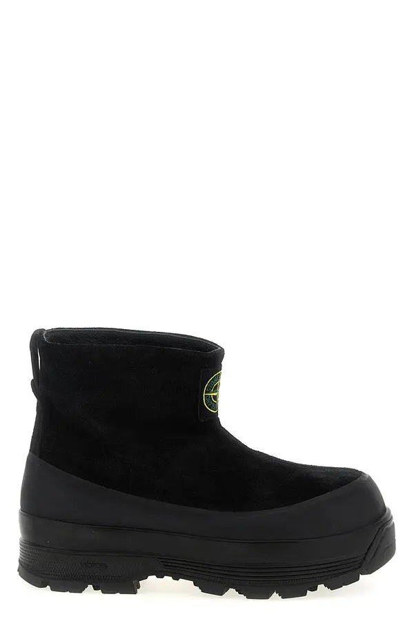 Stone Island Suede Ankle Boots