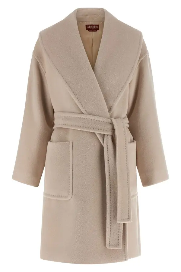 Max Mara Cloruro' Coat - Beige