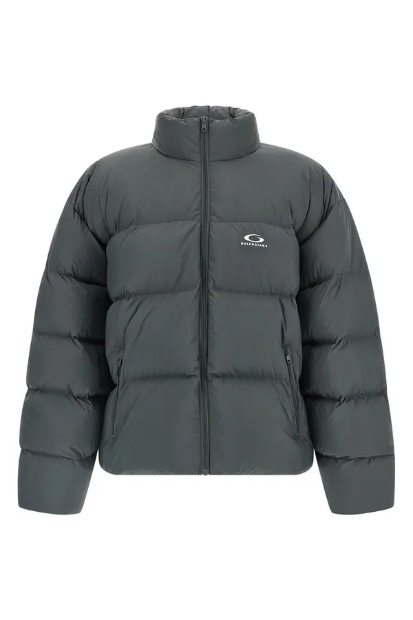 Balenciaga Standard' Down Jacket - Gray