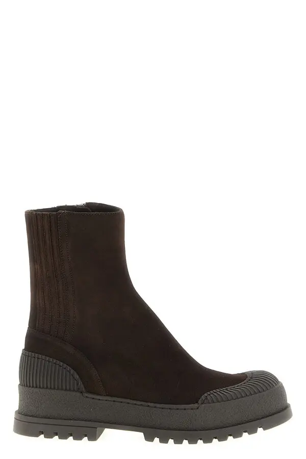 AQUAZZURA Rugged' Ankle Boots - Brown