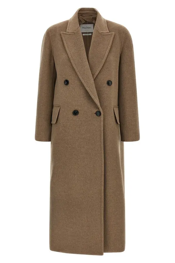 Max Mara Armonia1234' Long Coat - Beige