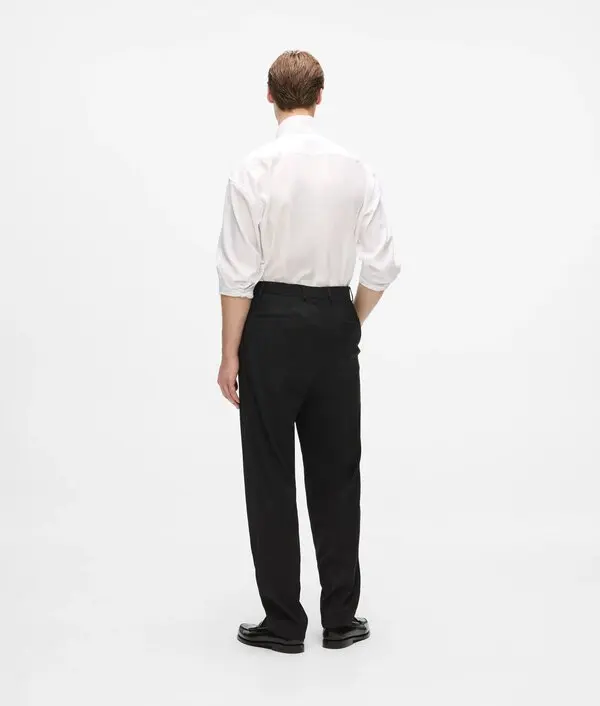 Karl Lagerfeld Kl Studio Double-pleat Suit Pants