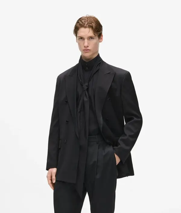 Karl Lagerfeld Kl Studio Double-breasted Suit Jacket