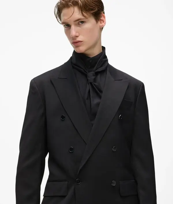 Karl Lagerfeld Kl Studio Double-breasted Suit Jacket