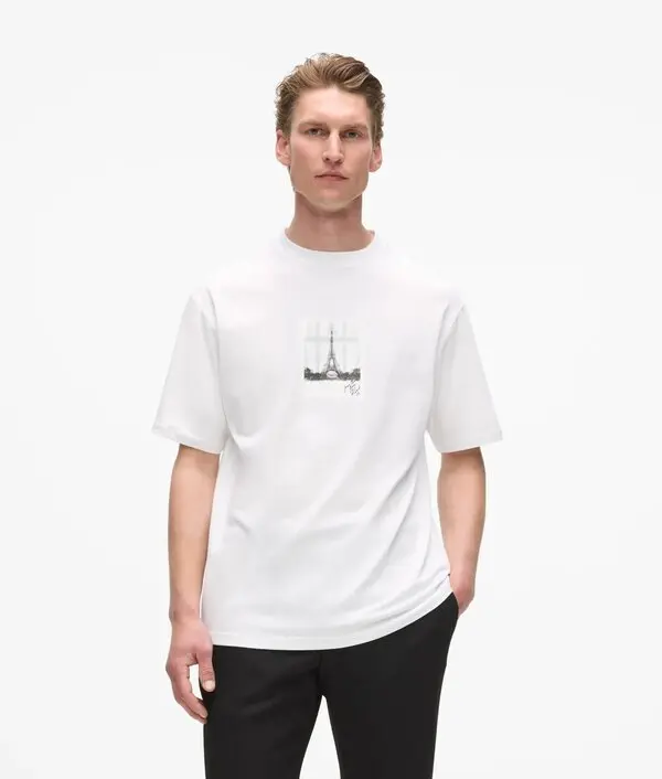 Karl Lagerfeld From Paris With Love T-shirt - White