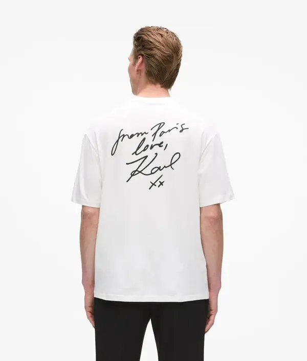 Karl Lagerfeld From Paris With Love T-shirt - White