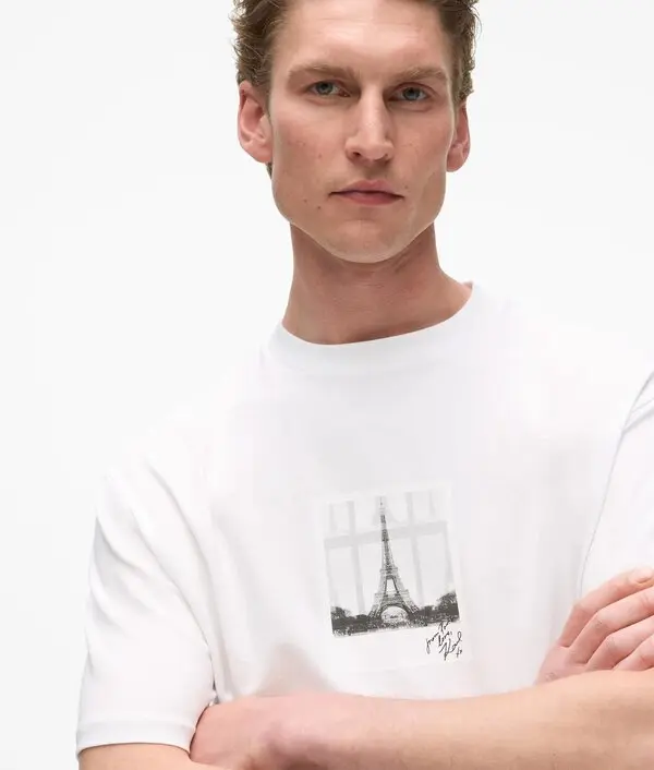 Karl Lagerfeld From Paris With Love T-shirt - White