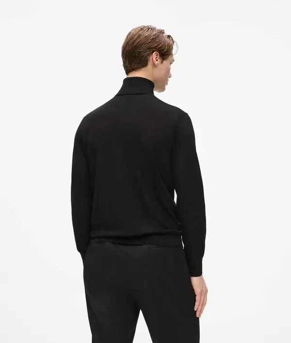 Karl Lagerfeld Cashmere-silk Blend Turtleneck Sweater