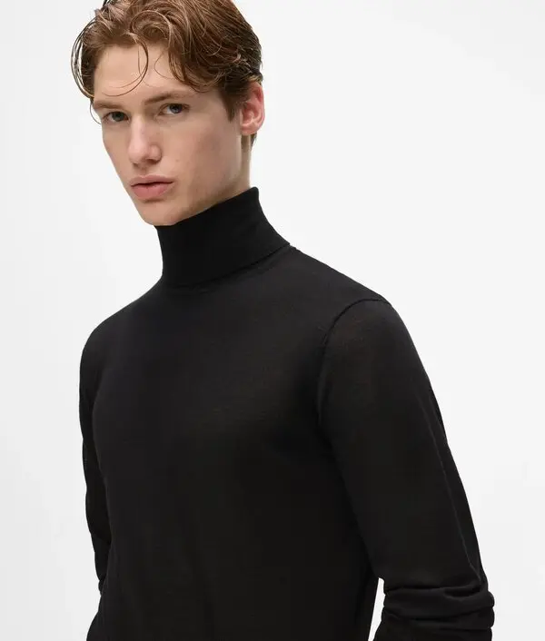 Karl Lagerfeld Cashmere-silk Blend Turtleneck Sweater