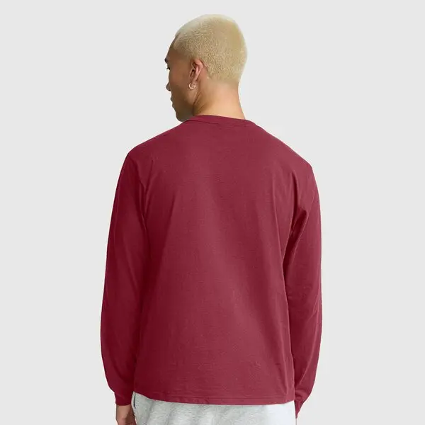 Champion Classic Long Sleeve T-shirt, Embroidered C Logo