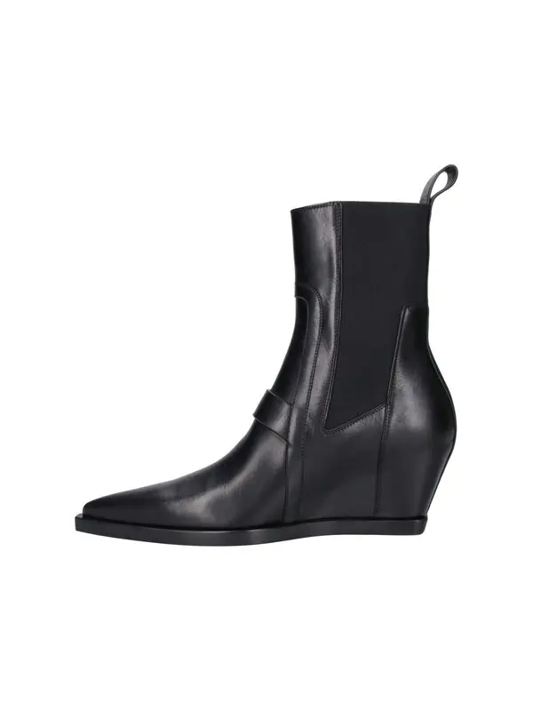 Rick Owens Ankle Boots "sharp Wedge